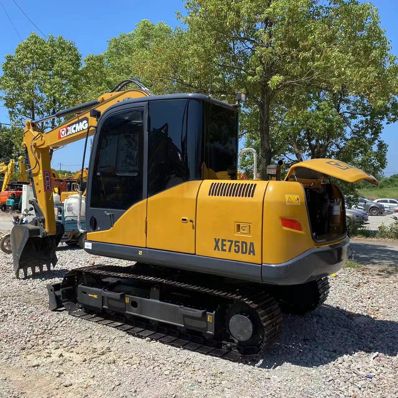 XCMG XE75DA Crawler Hydraulic Mini Excavator Xcmg 7 Ton Construction ...